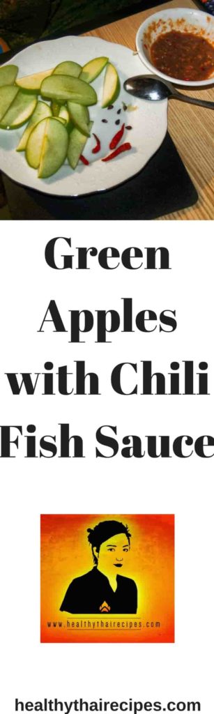 Green Apples with Chili Fish Sauce (แอ๊ปเปิ้ลเขียวแจ่วปลาร้า) - Healthy ...