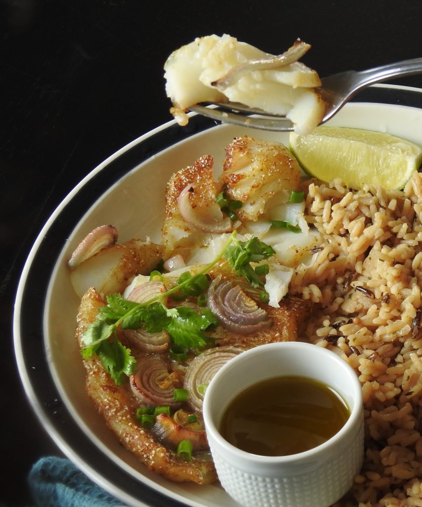 Baked Cod With Thai Labb Seasoning - Healthy Thai Recipes