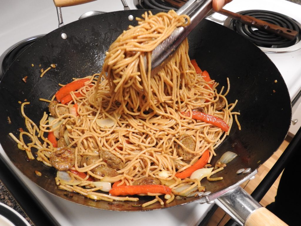 Gourmet Pok Pok Sausage and Whole Grain Noodles - Healthy Thai Recipes
