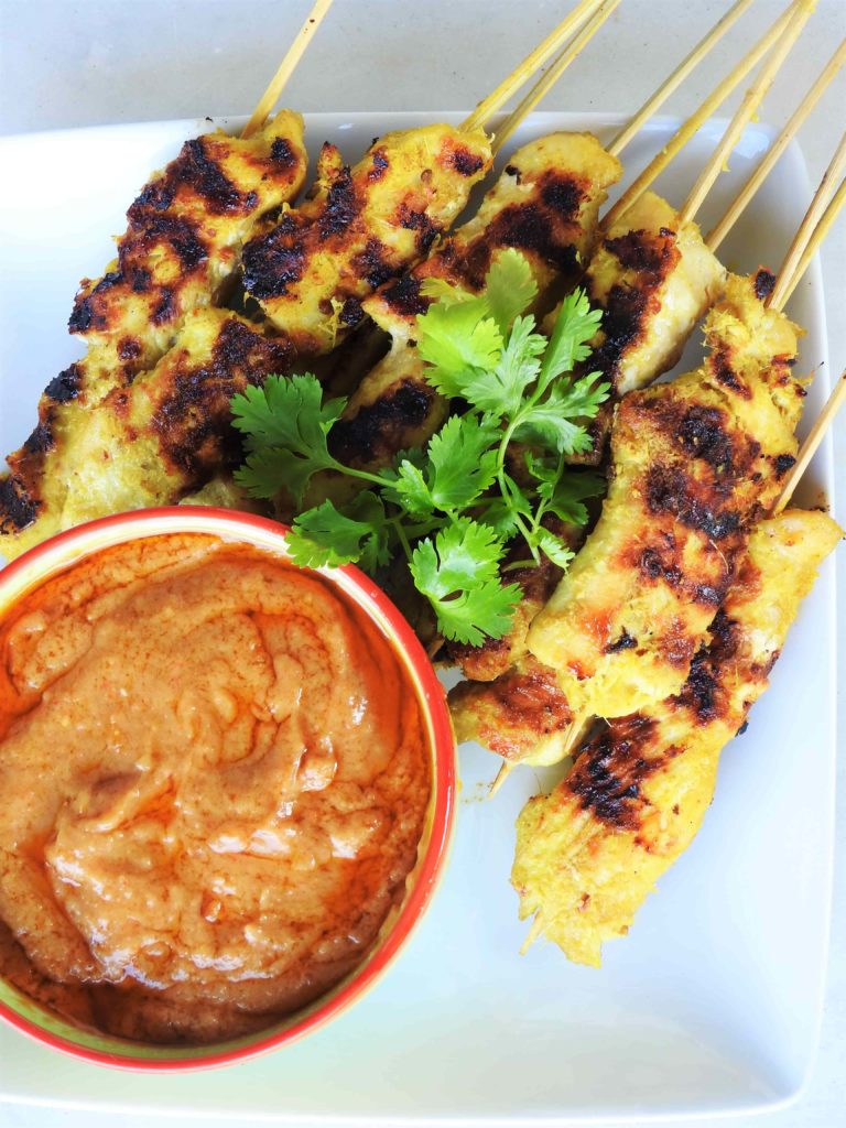 Grilled Thai Chicken Satay - Healthy Thai Recipes