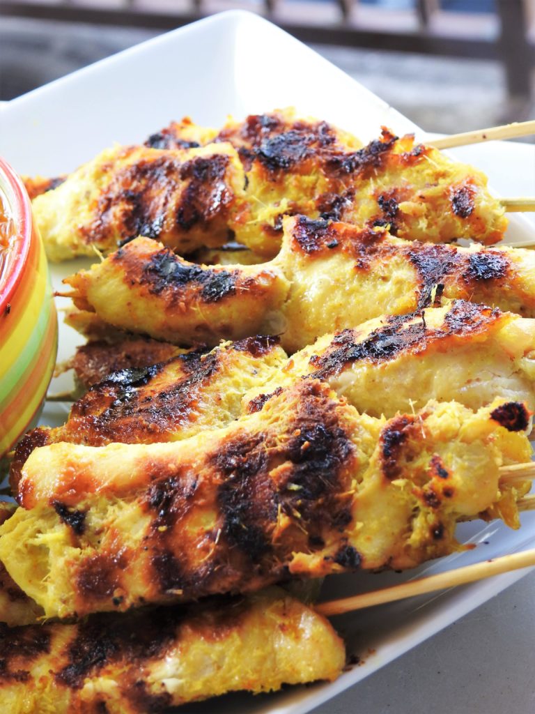 Grilled Thai Chicken Satay - Healthy Thai Recipes