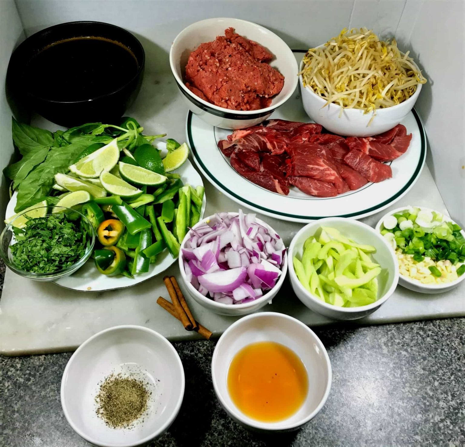 Thai-Pho Fusion Beef Noodle Soup - Healthy Thai Recipes