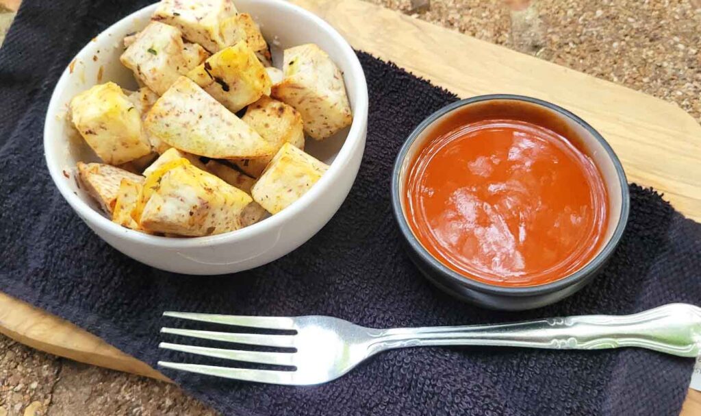 Healthy Easy Air-fried Taro Recipe