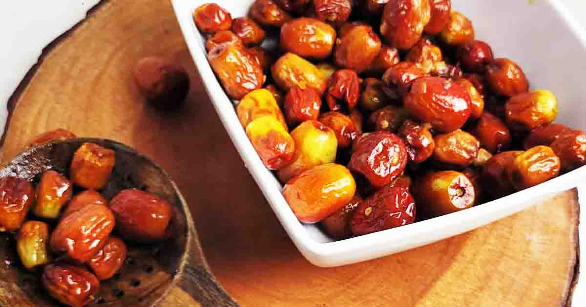 Easy Healthy Thai Jujube Snack Recipe, สูตรขนมพุทรา - Healthy Thai Recipes