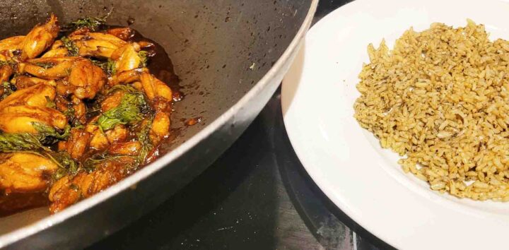 Healthy and Easy Thai Basil Stir-fried Frog Legs