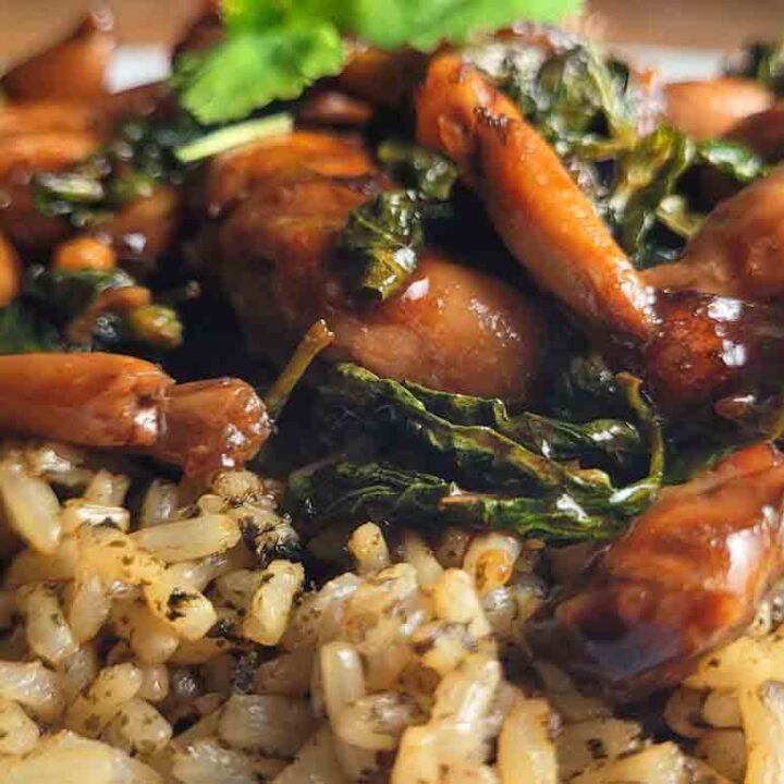 Healthy and Easy Thai Basil Stir-fried Frog Legs